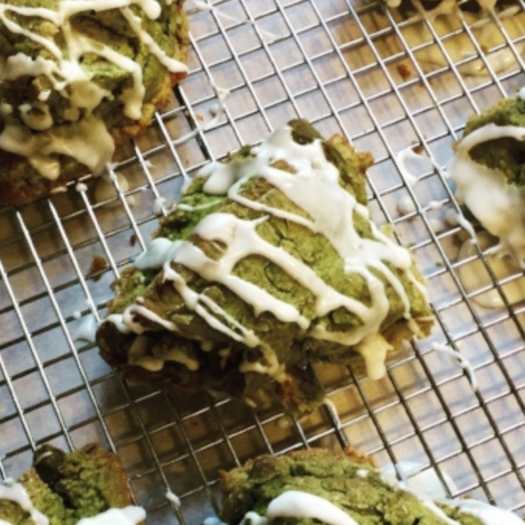 Matcha Scones Lemon Drizzle – Zen Tea Leaf