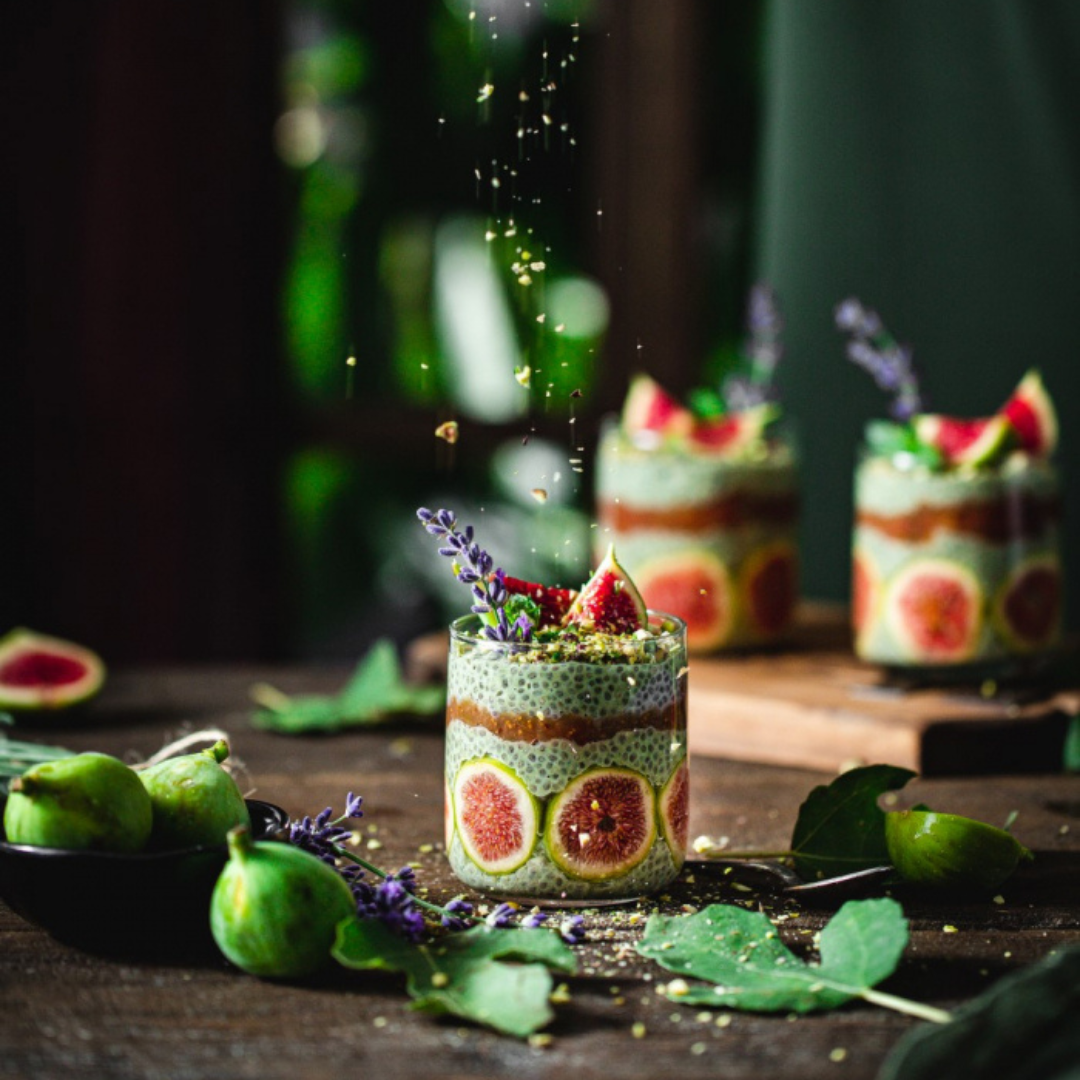 White Chocolate & Matcha Chia Pudding Fig Jam – Zen Tea Leaf